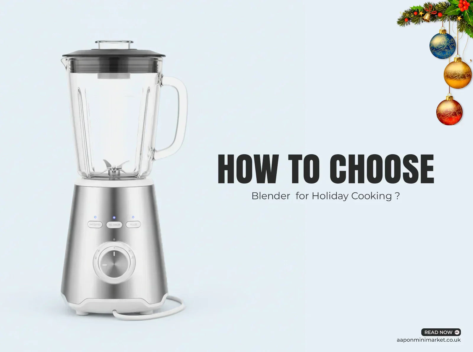 How to Choose the Perfect Blender for Holiday Cooking – Aapon Mini ...